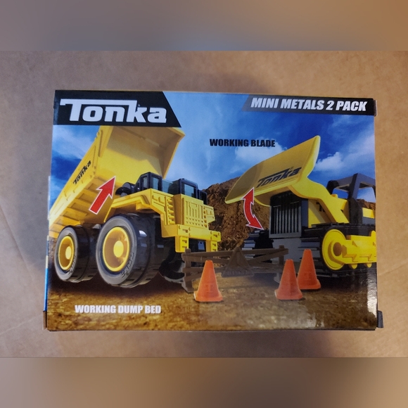 Tonka | Toys | Tonka Mini Metals 2 Pack Yellow Construction Vehicles ...